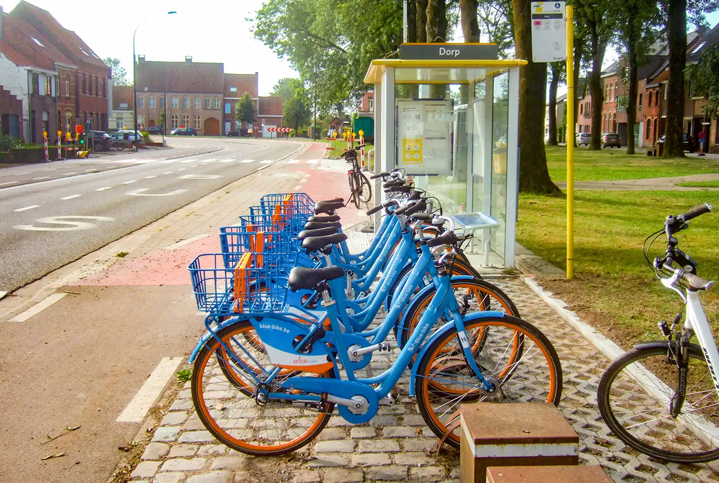 Voortaan blue-bikes in Kaprijks straatbeeld - Taptoe